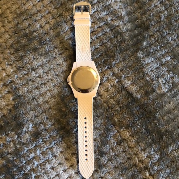 Fossil | Jewelry | Fossil White Fossil Watch | Poshmark